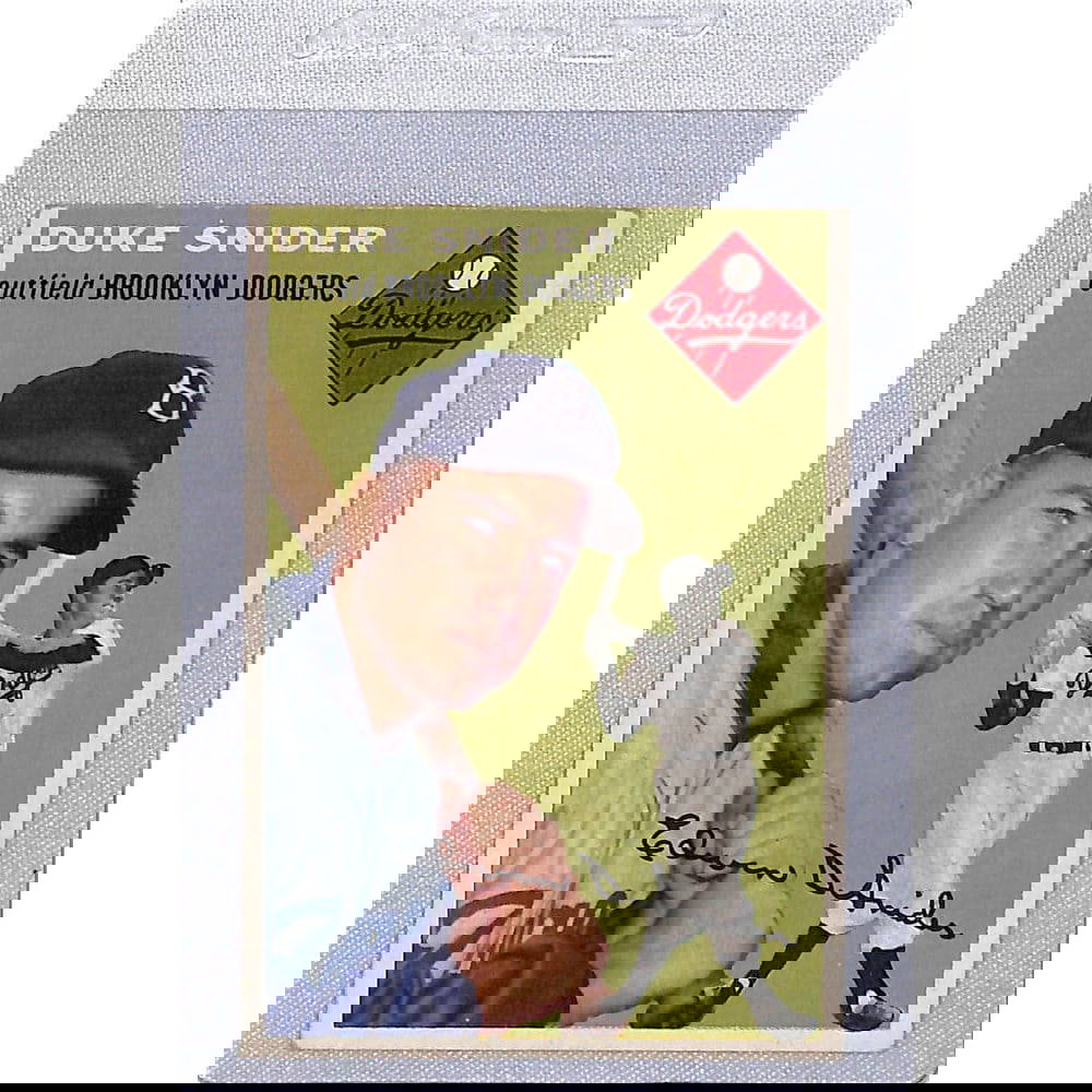 1954 Topps Duke Snider Nice Condition Auction