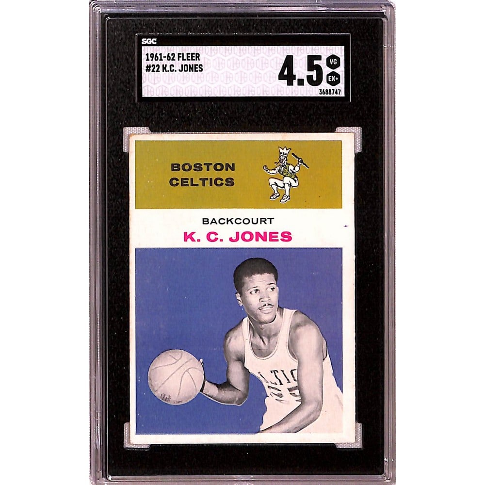 1961 Fleer Kc Jones Rookie Sgc 4.5 Auction