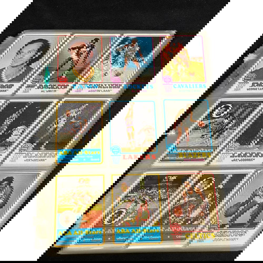 (245) 1973 Topps Basketball Cards Auction