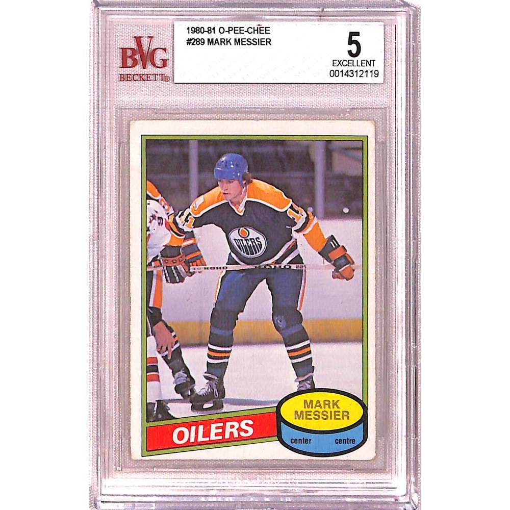 1980 Opc Mark Messier Rookie Bgs 5 Auction