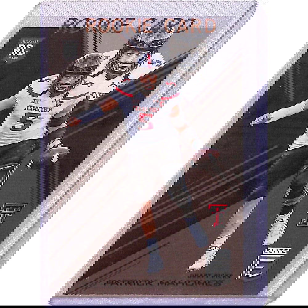 2017 Elite Patrick Mahomes Rookie Card Auction