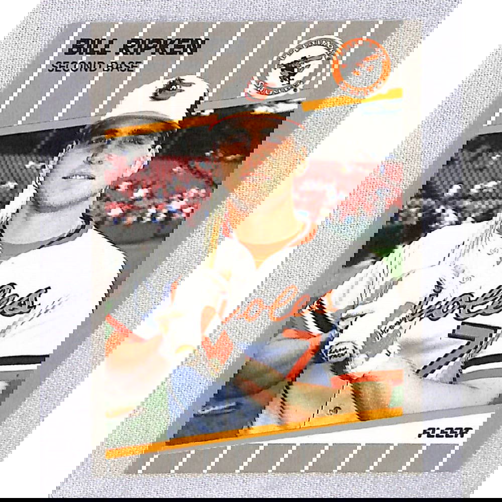 1989 Fleer Billy Ripken F Face Card Auction