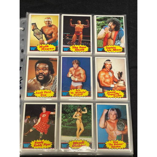 1985 Topps Wwf High Grade Wrestling Complete Set