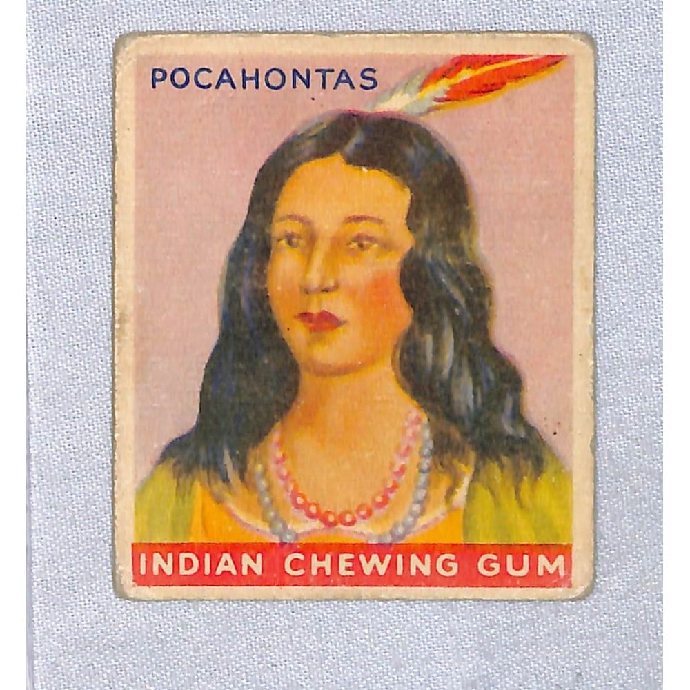 1933 Indian Gum Pocahontas Auction