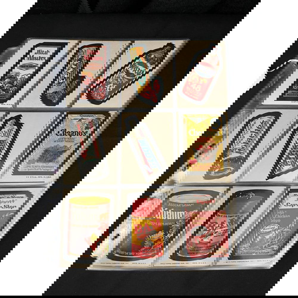 (63) Vintage Wacky Packages Cards Auction