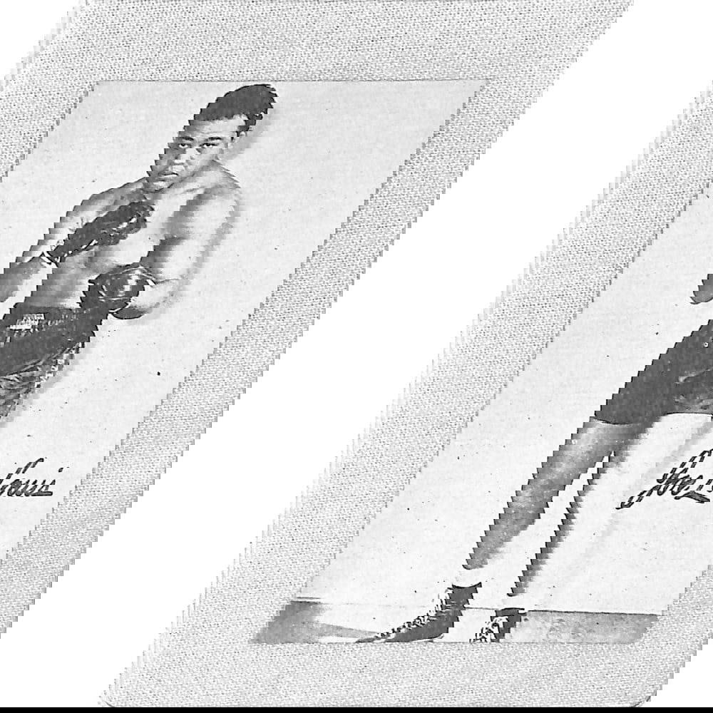 Bond Bread Joe Louis Card Square Corners Auction