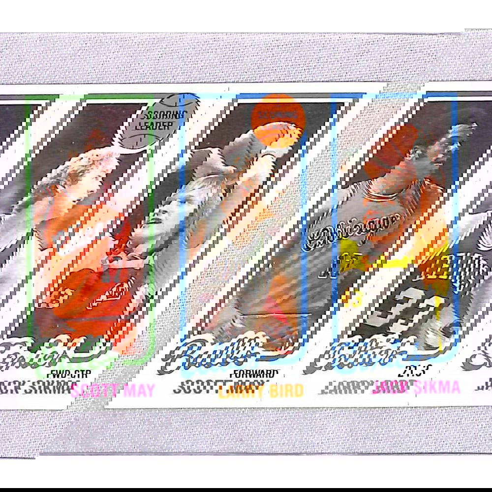 1980-81 Topps Larry Bird Rookie Leader Nice Shape Auction