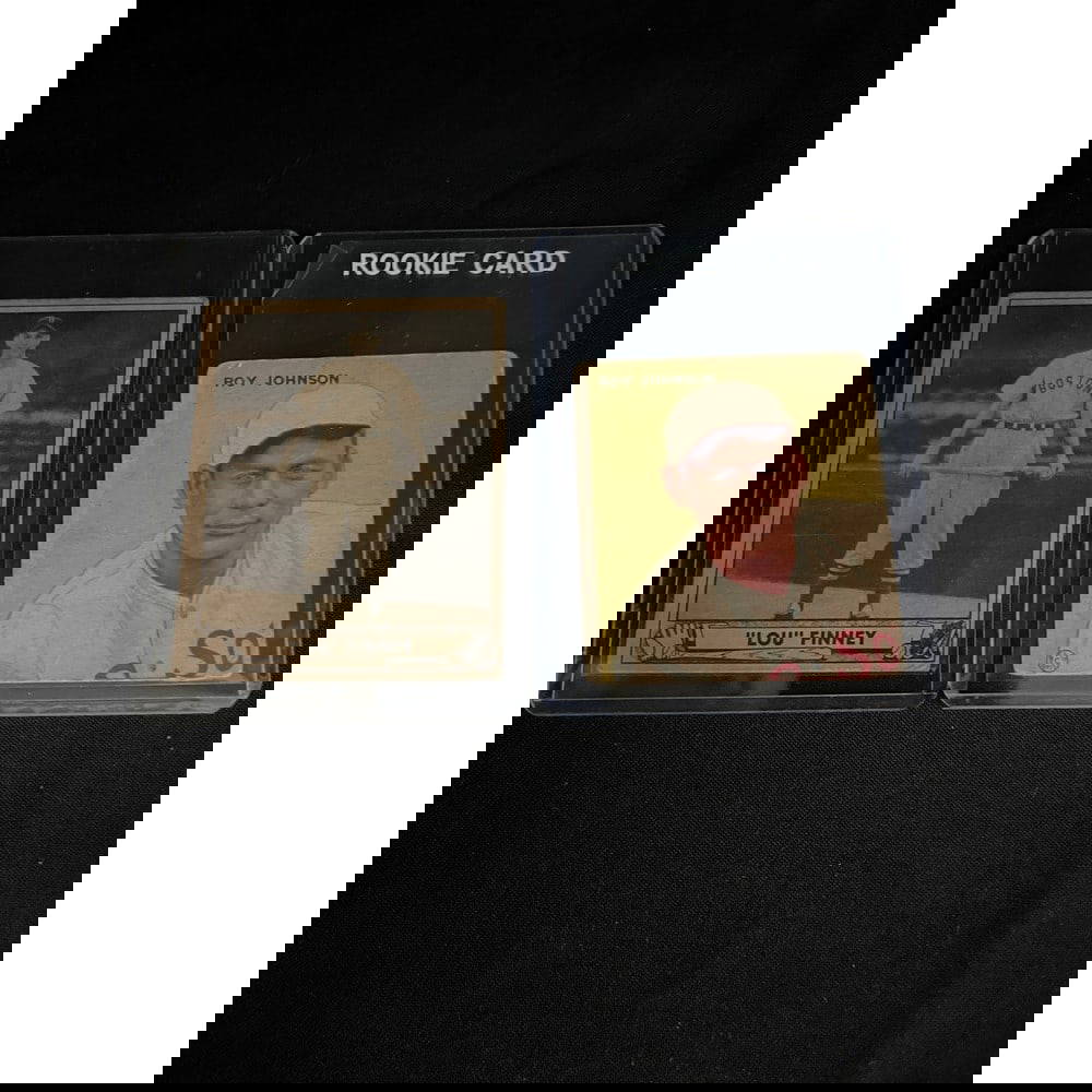 1933 Goudey Roy Johnson/1940 Pb Finney Auction