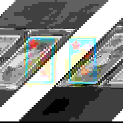 (2) 1971 Topps/kellogg's 3d Hof Cards Auction