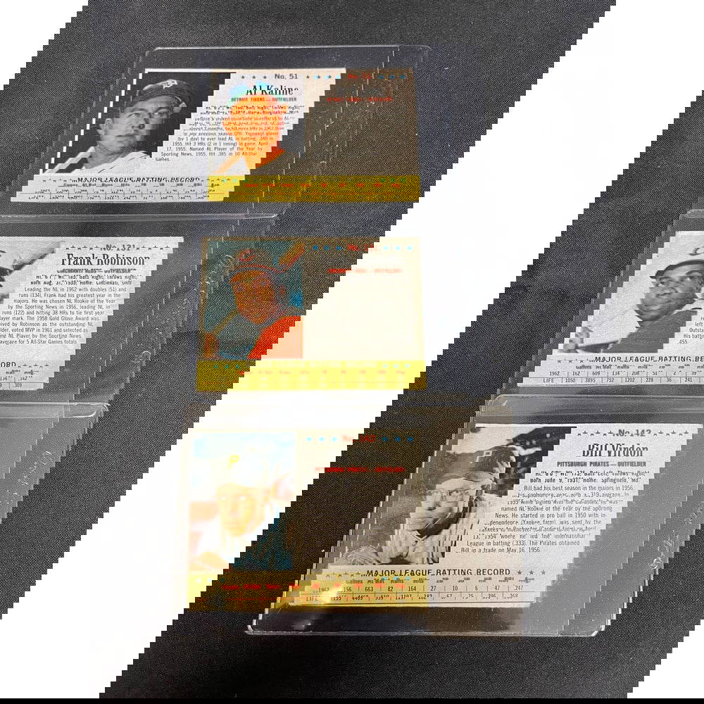 (3) 1963 Post Cereal Baseball Cards With Sp Auction