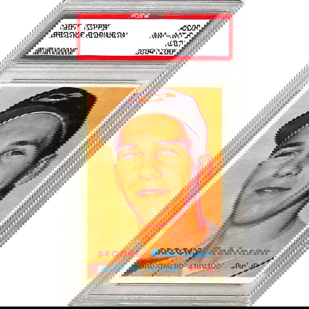 1957 Topps Brooks Robinson Rookie Psa 8 Oc Auction