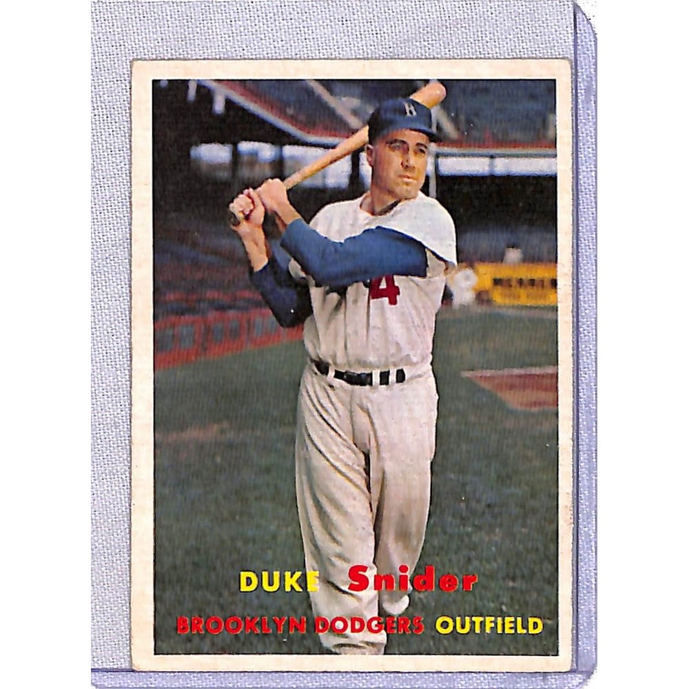 1957 Topps Duke Snider Auction