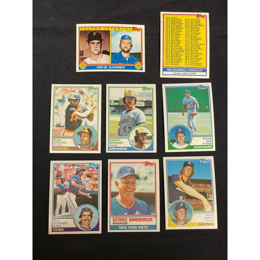 High Grade 1983 Topps Baseball Complete Set