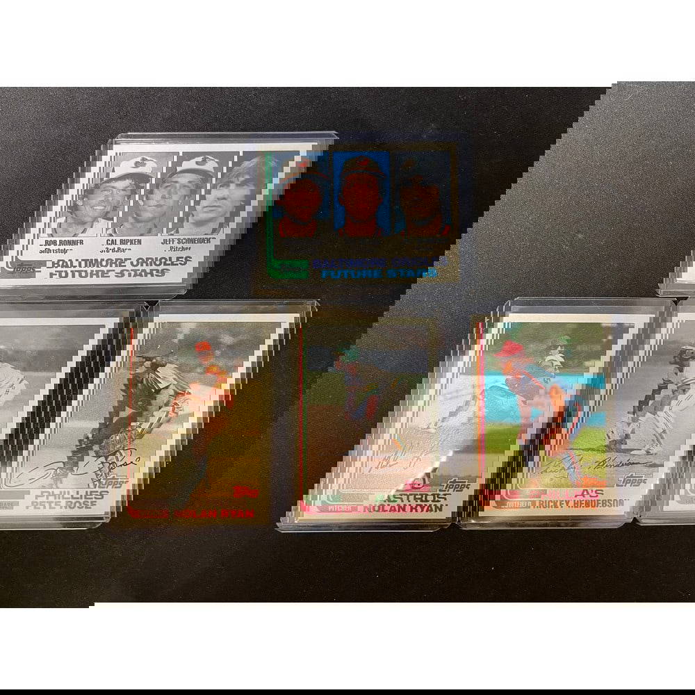 1982 Topps Baseball Complete Set High Grade Auction