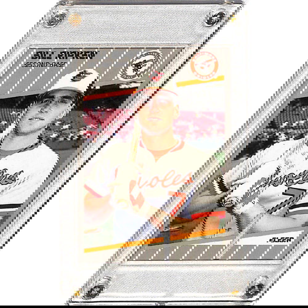 1989 Fleer Billy Ripken F Face Sawtooth Error Card Auction