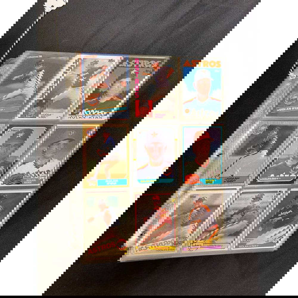 (45) Vintage Nolan Ryan Cards With Bear And Packs Auction