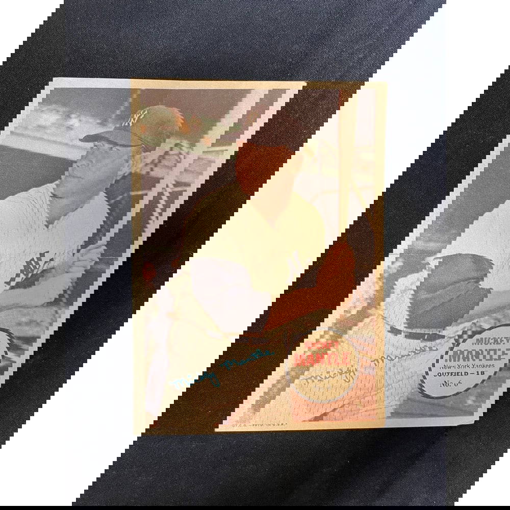 1967 Topps Poster Mickey Mantle Auction