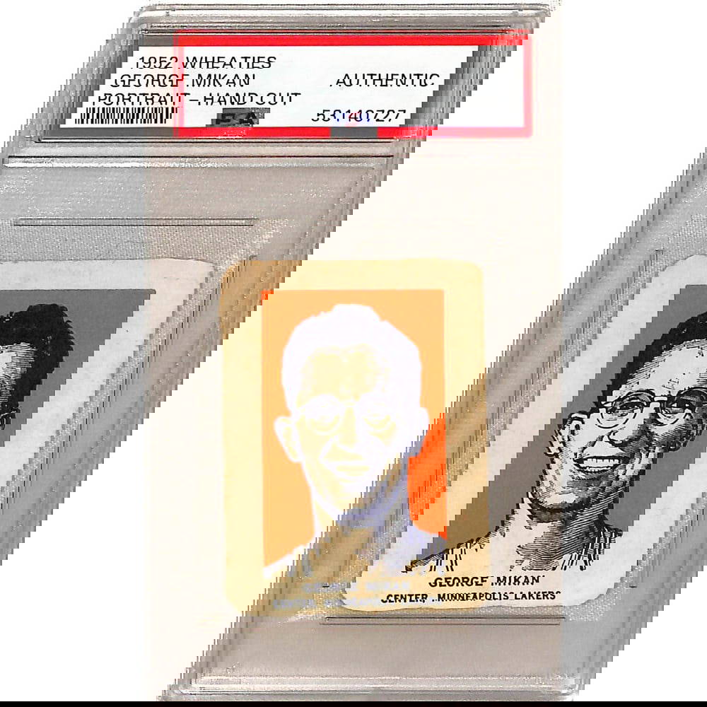 1952 Wheaties George Mikan Psa Authentic Auction