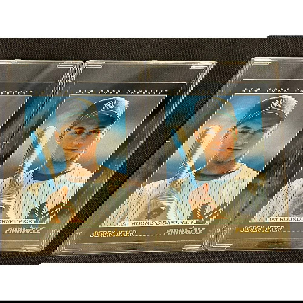 (2) 1993 Pinnacle Derek Jeter Rookie Cards - May 27, 2024 | Saco River Auction In Me