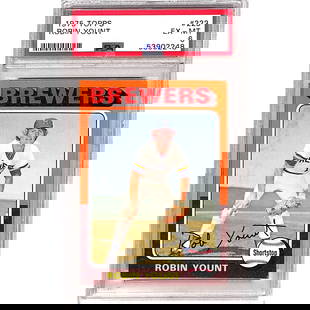 1975 Topps Robin Yount Rookie Psa 6