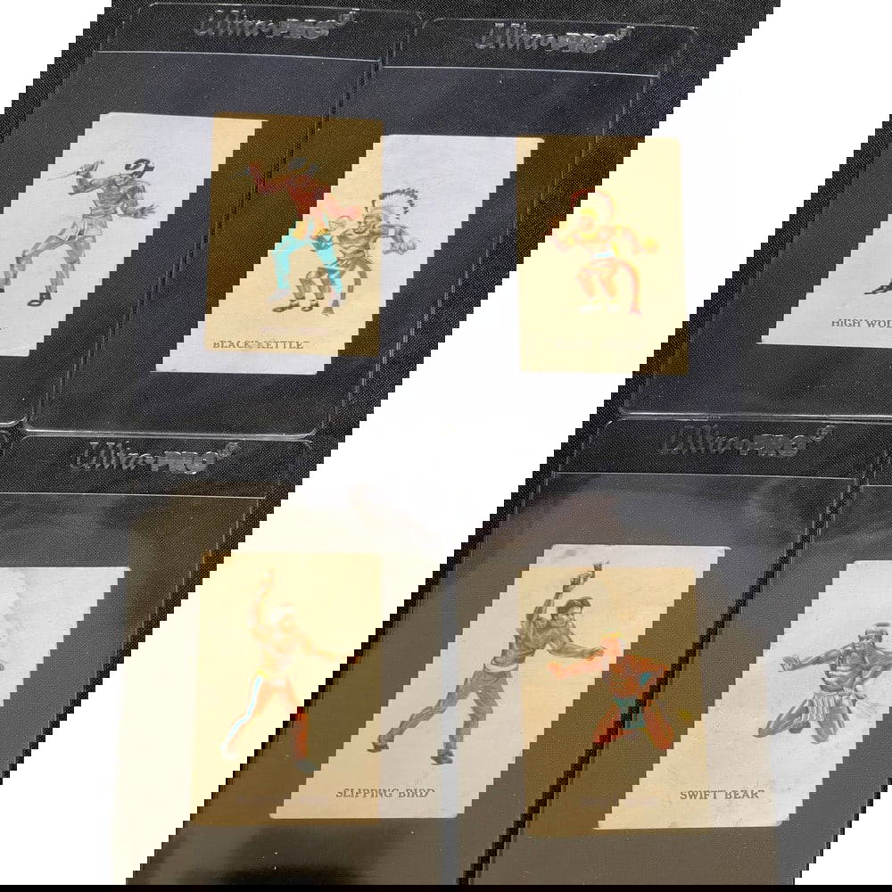 (4) 1940's Native American Cards Auction