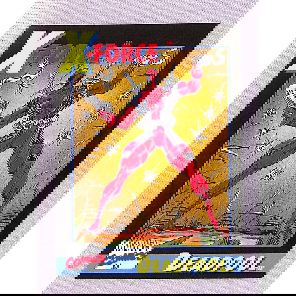 1991 Marvel Deadpool Card In Nice Shape Auction