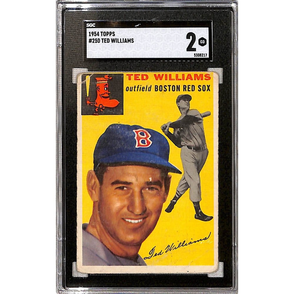 1954 Topps Ted Williams Sgc 2 Auction