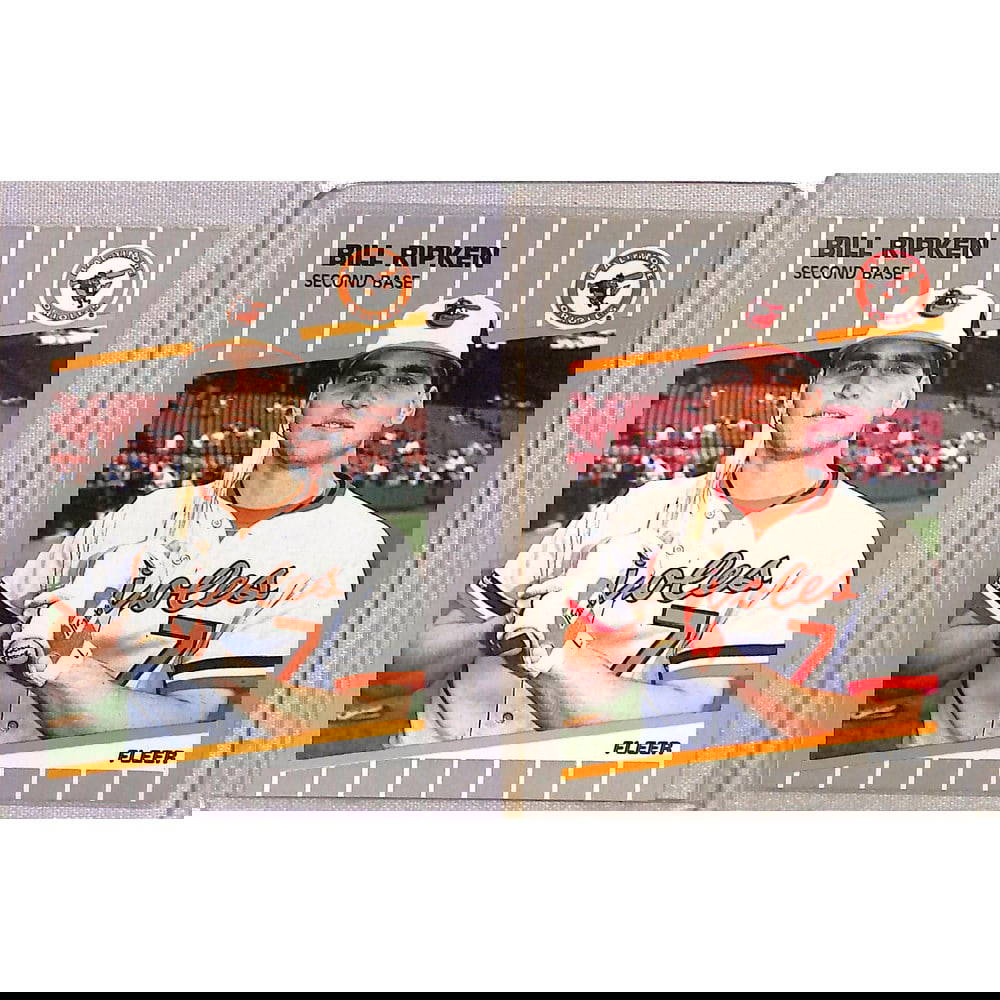 1989 Fleer Billy Ripken F Face And Blackout Cards Auction