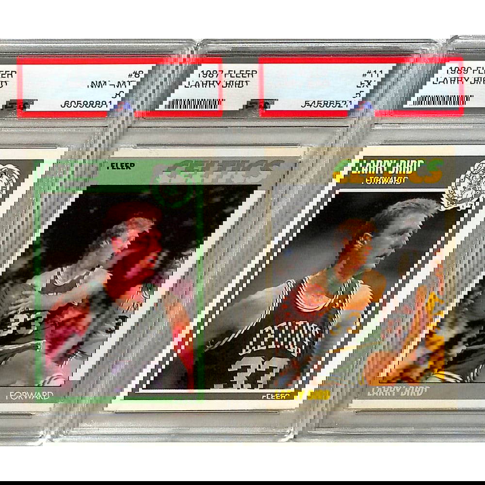 (2) Psa Graded 1980's Larry Bird Cards Auction