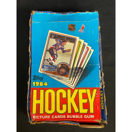 (500) 1984 Topps Hockey Cards With Wax Box