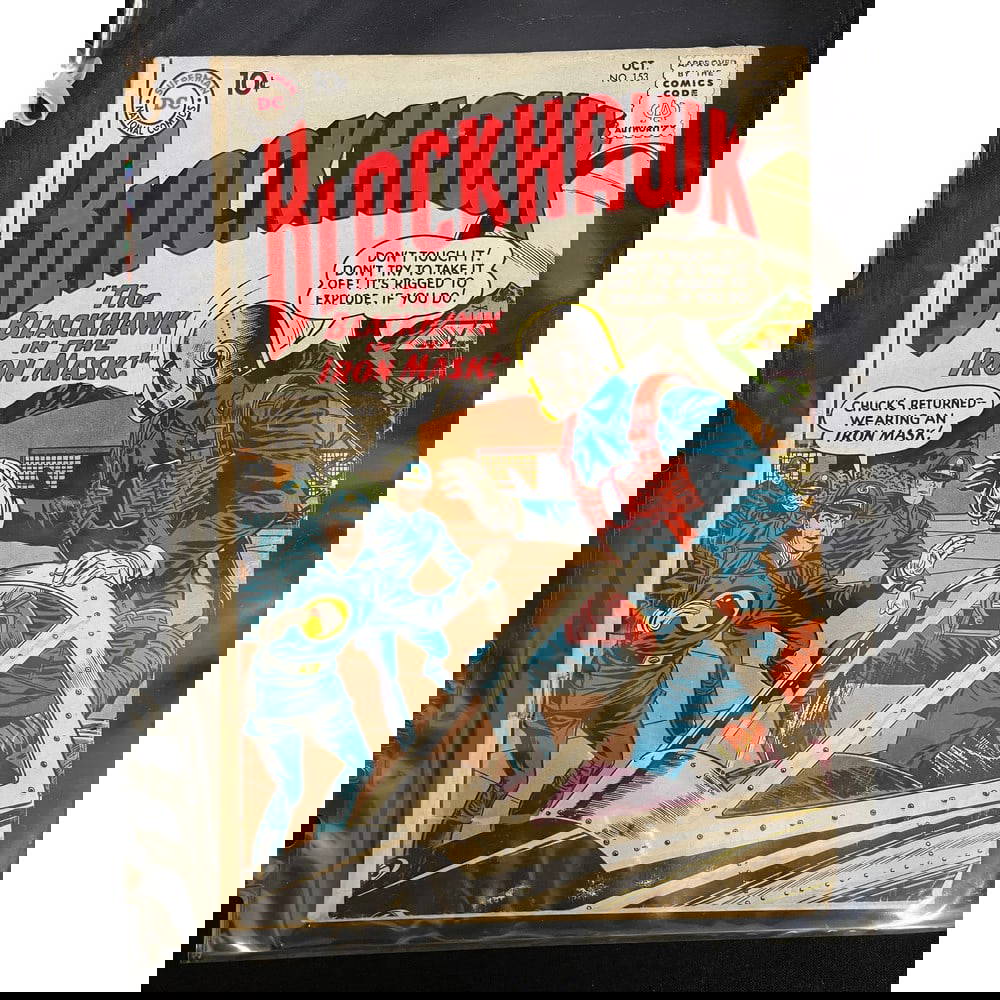 (7) Vintage Blackhawk 10 Cent Comics Auction