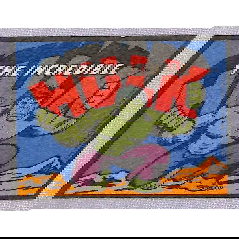 Marvel The Incredible Hulk Card In Nice Shape Auction