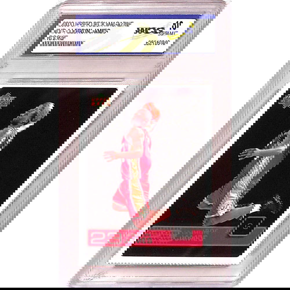 2003 Ud Magazine Lebron James Rookie Wcg 10 Auction