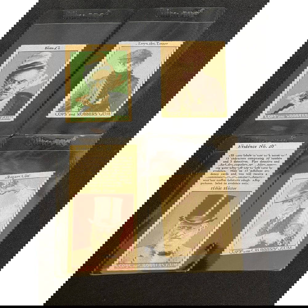 (4) 1935 R36 Copps And Robbers Cards Auction