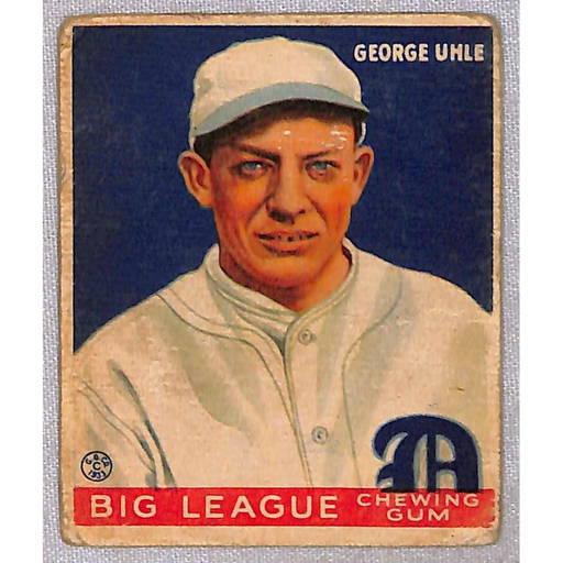 1933 Goudey George Uhle