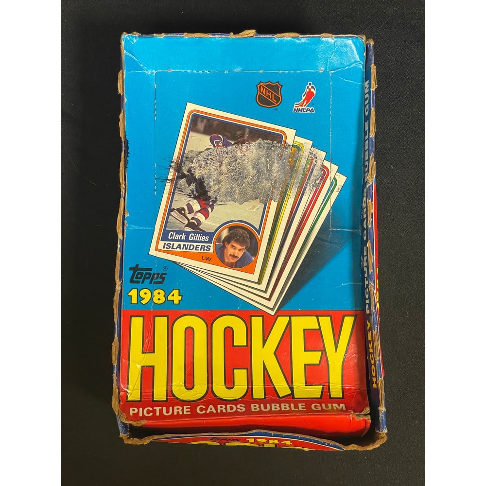 (500)1984 Topps Hockey Cards In Wax Box Auction