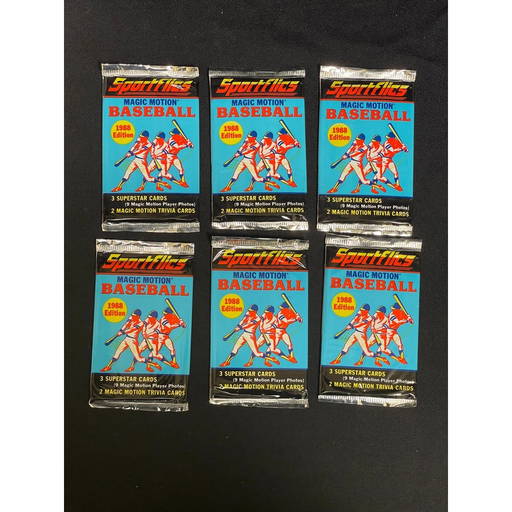 (12) Sealed 1988 Sport Flics Baseball Packs
