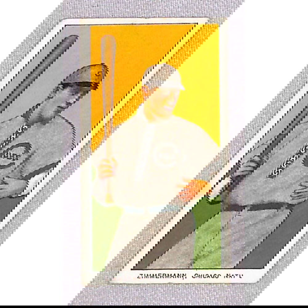 1909-11 T206 Heinie Zimmerman Piedmont Back Auction