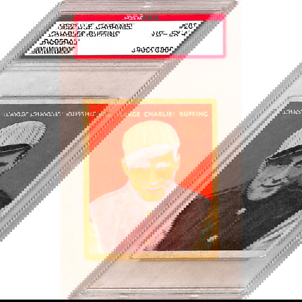 1932 Caramel Charles Ruffing Psa 4 Auction