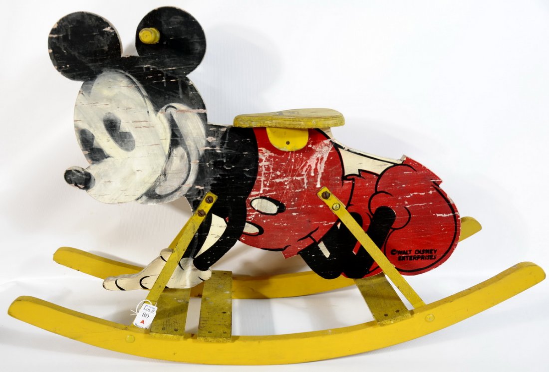 Walt Disney Wood Mickey Mouse Child's Rocker Toy. - Nov 07, 2012 | Saco ...