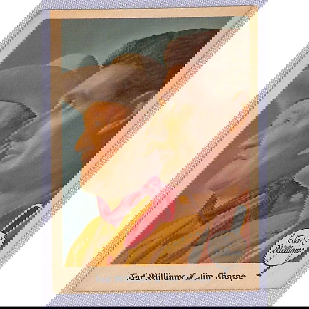 1959 Fleer Hi Grade Ted Williams/jim Thorpe Card Auction