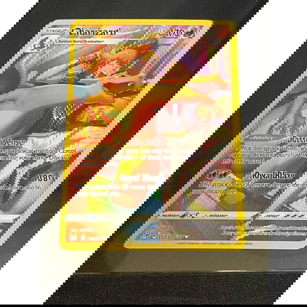 Pokemon Hi Grade Charizard Card Auction