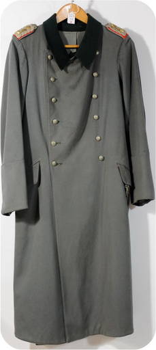 Authentic Nazi Army Colonel Great Coat With Rank A