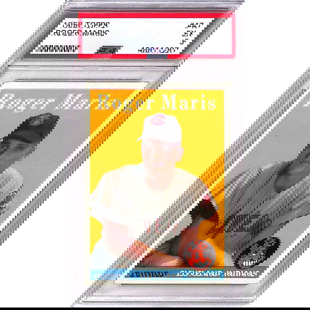 1958 Topps Roger Maris Rookie Psa 5 Auction