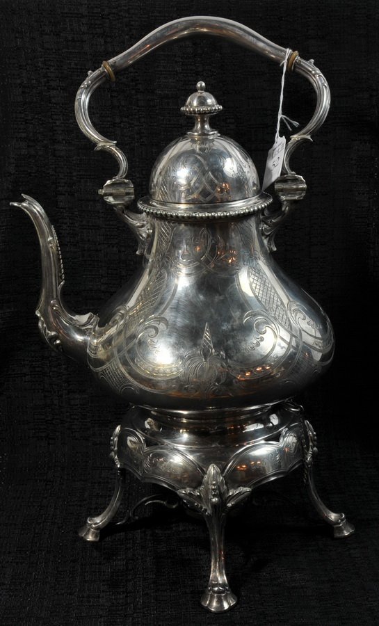 E.Schurmann German Silver Coffee Pot