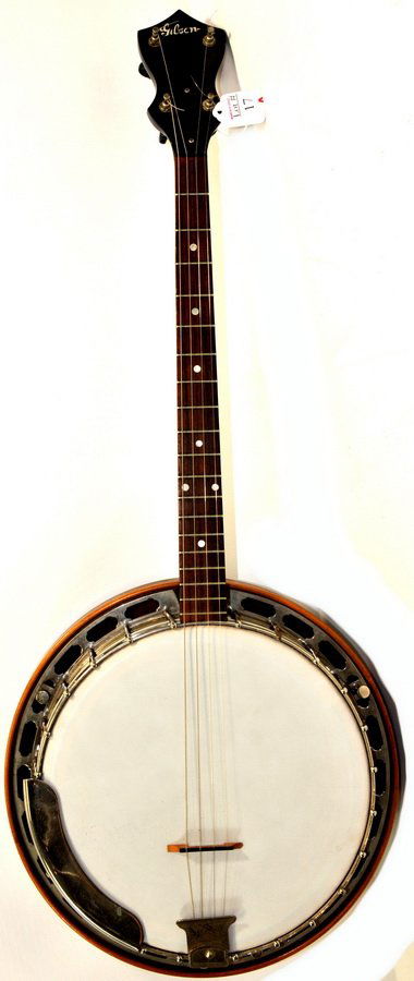 1937-1941 Gibson 4 string Banjo 3796-11 with metal stan