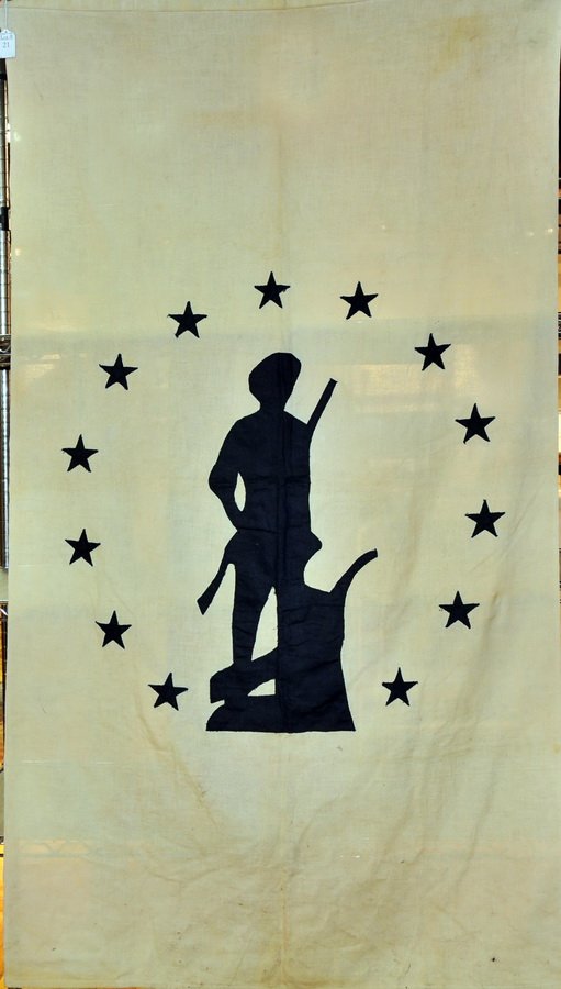 Wwii Era Liberty Bond Patriotic Minuteman Flag