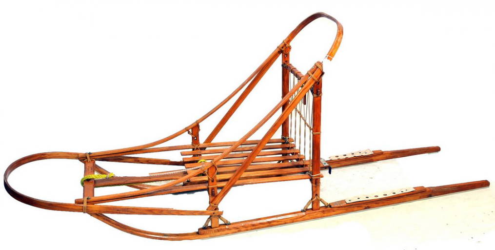 Fine Handcrafted Dog Sled By Ed Moody