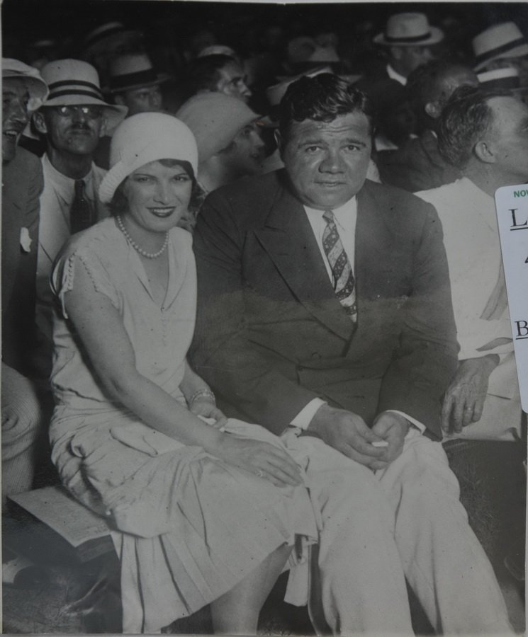 Original 1930 Babe Ruth Photo With Wife - Nov 06, 2013 | Saco River ...