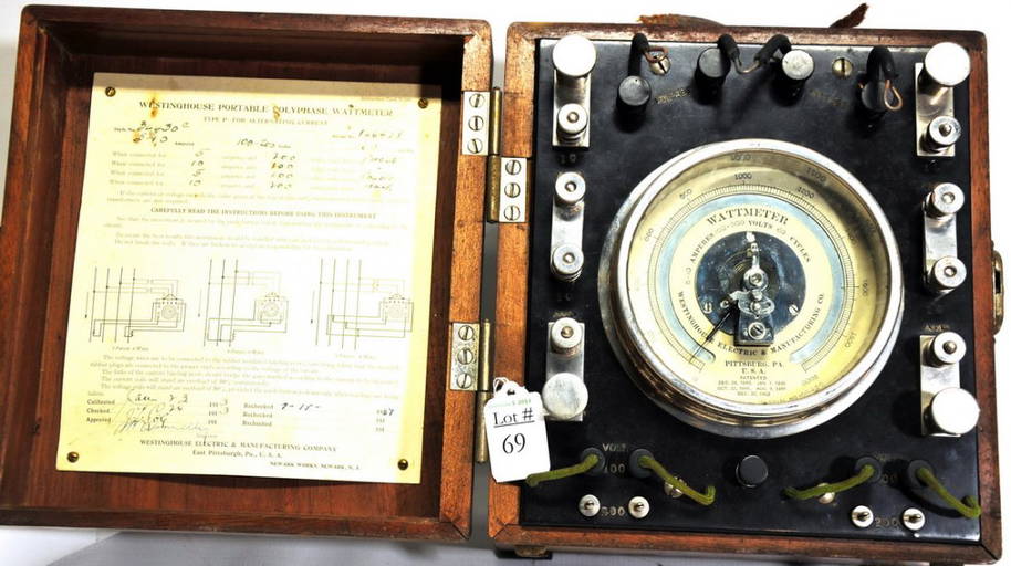 Westinghouse Portable Polyphase Wattmeter